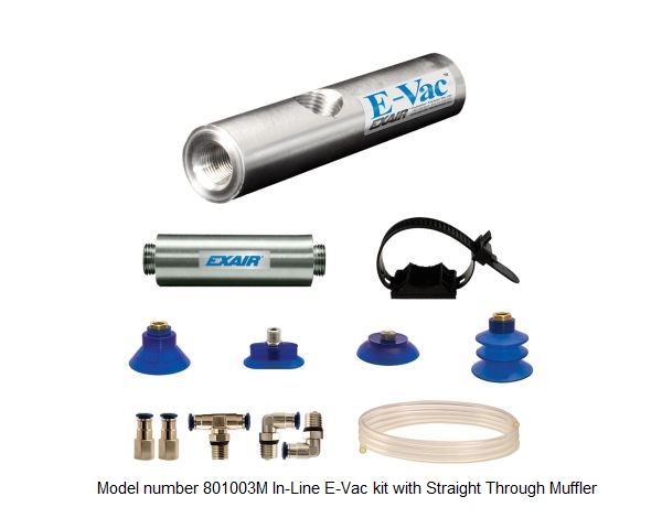 In-Line E-Vac® Low Vacuum with Muffler (Porous)